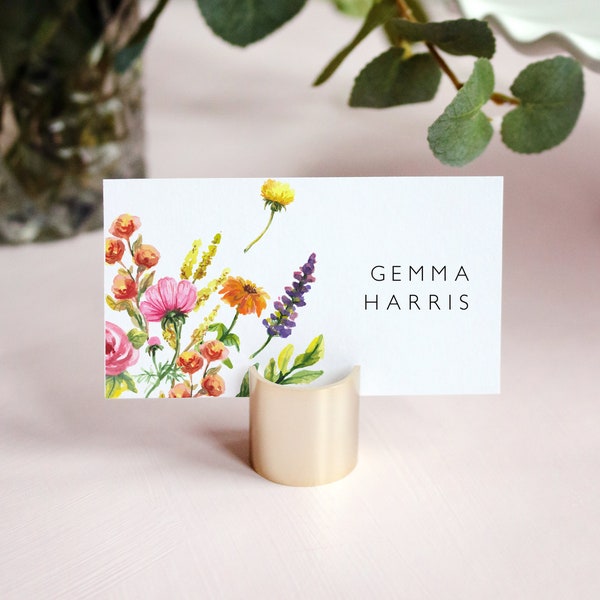 Floral Place Cards - Etsy