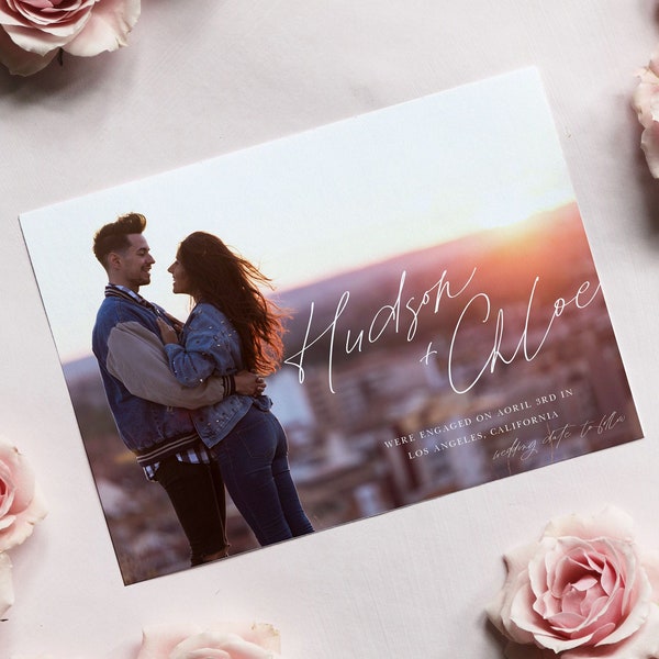 Were Engaged Card Template - Etsy