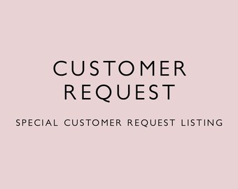 Custom Alteration per Customer Request - Etsy