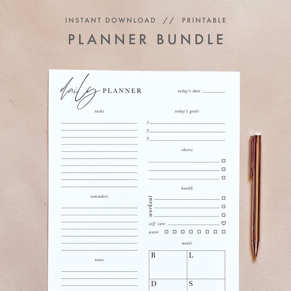 Modern Planner - Etsy