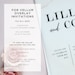 Vellum Overlay Wedding Invitation, Modern Transparent Vellum Wedding ...