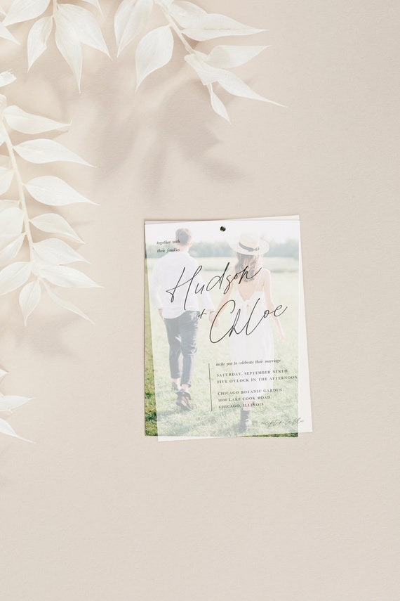 Only Sheet Invitation Overlays Vellum Wedding Invitations & Save The