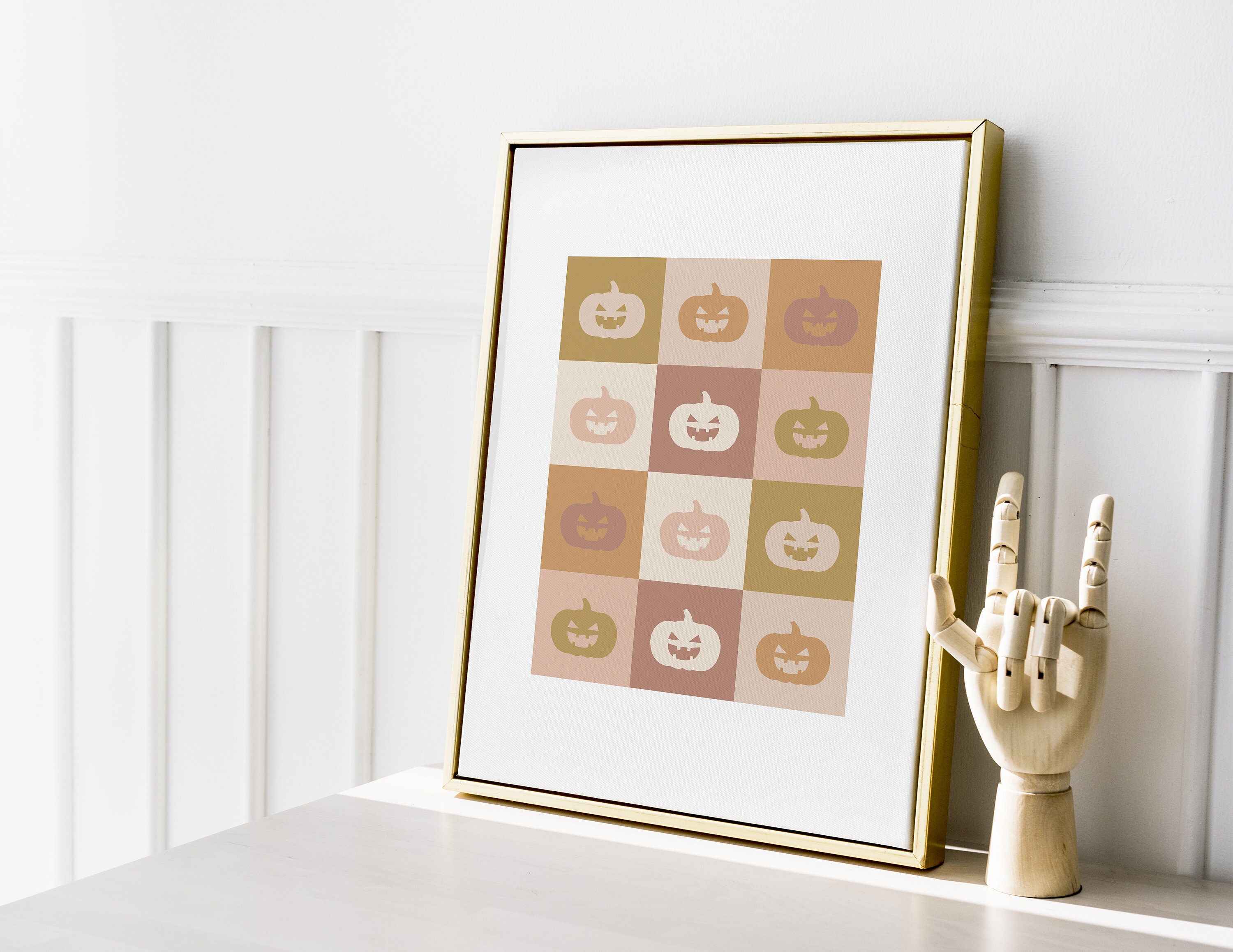 Halloween Print Art Print Printable Wall Art Fall Autumn - Etsy