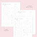 Modern Minimalist Planner Bundle Daily Weekly Monthly - Etsy