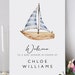 Sailboat Baby Shower Welcome Sign, Nautical Baby Shower Sign Template ...