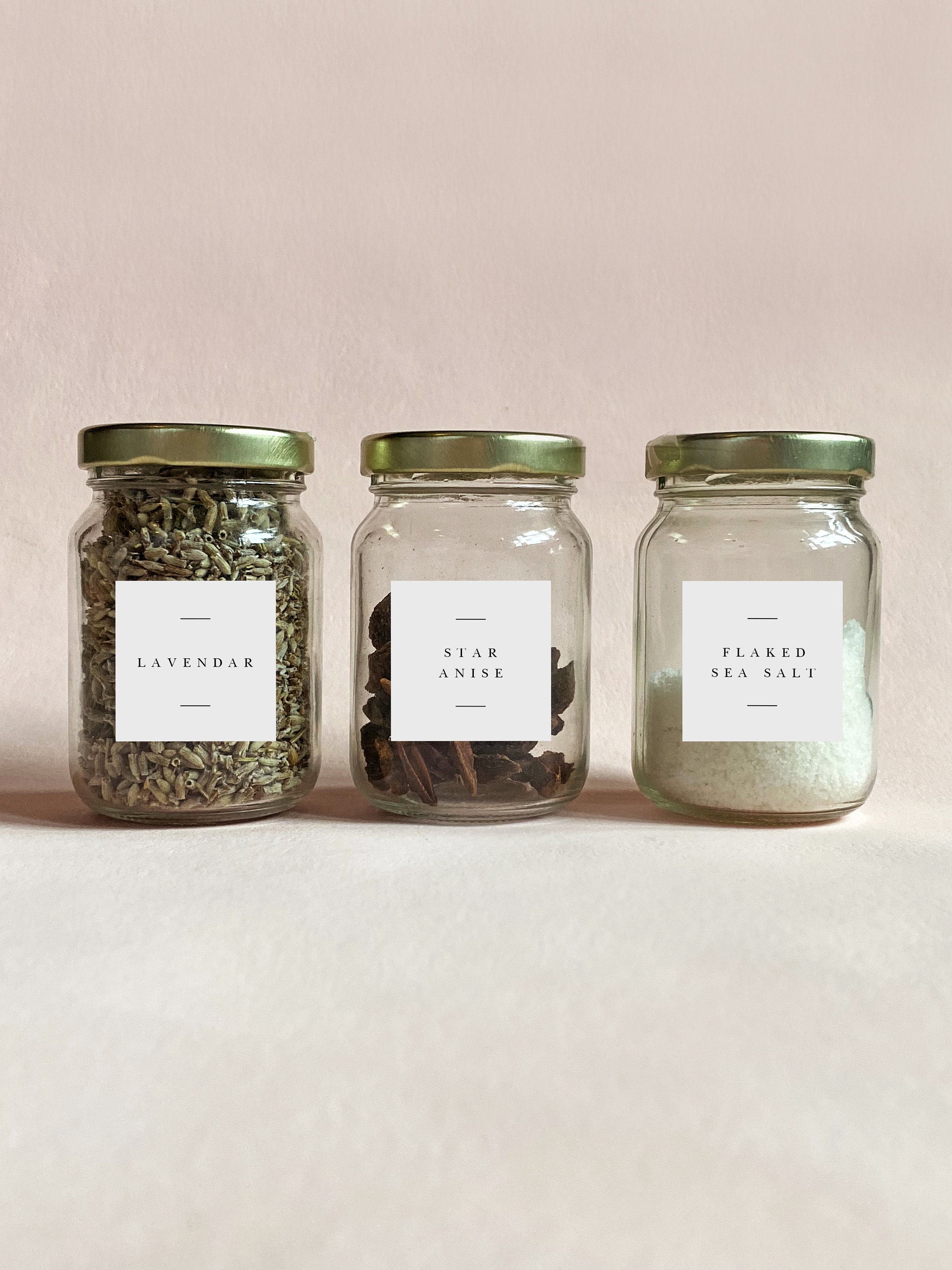 Classic Elegant Kitchen Labels Printable Template Editable | Etsy