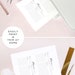 Modern Script Calligraphy Recipe Card Printable Template - Etsy