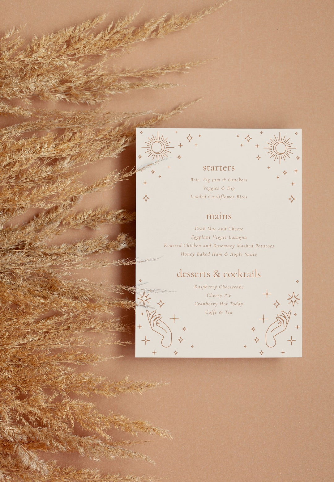 Spooky Mystical Halloween Party Menu Template, Vintage Witch Food Menu ...