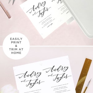 Vellum Overlay Wedding Invitation, Transparent Vellum Invitation ...