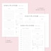 Modern Minimalist Planner Bundle, Daily Weekly Monthly Planner ...