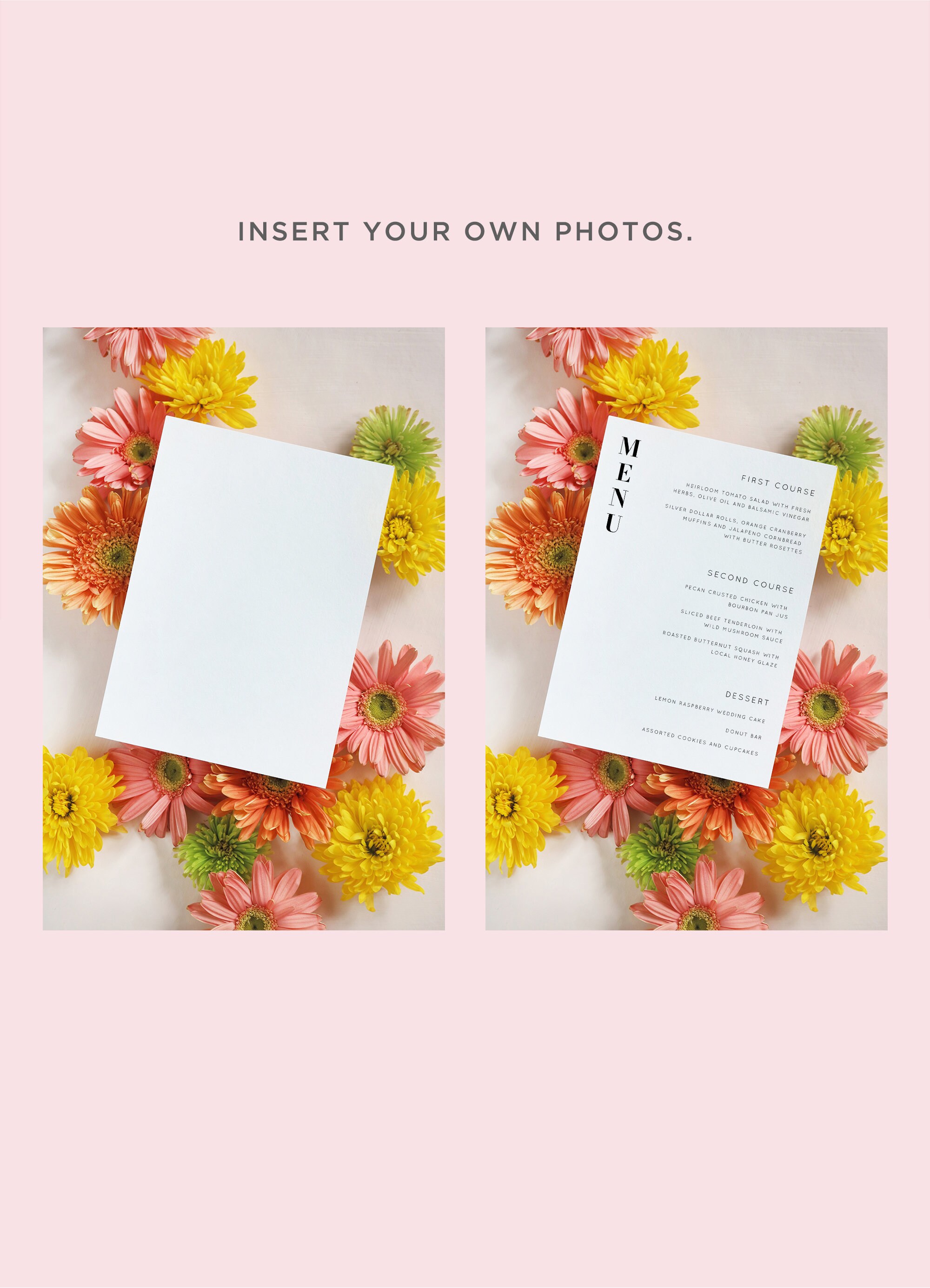 Bright Floral Stationery Styled Stock Bundle Spring Summer - Etsy