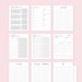 Modern Minimalist Planner Bundle Daily Weekly Monthly - Etsy