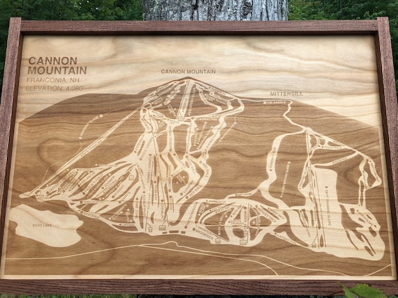 Cannon Mountain Ski Trail Map | Etsy