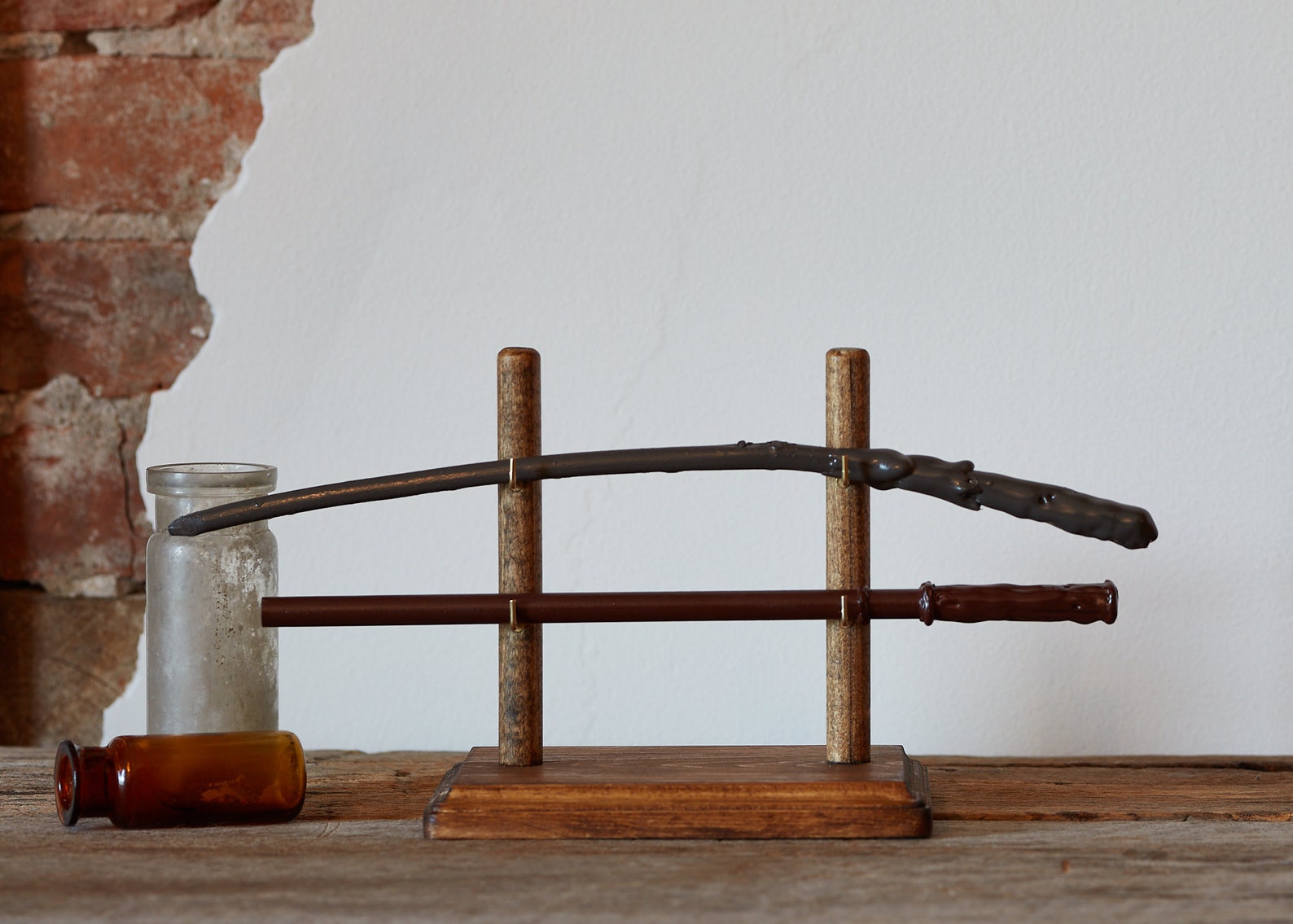 Wand Stand | Handmade Wood Wand Stand | Wizard Wand Stand | One Wand ...