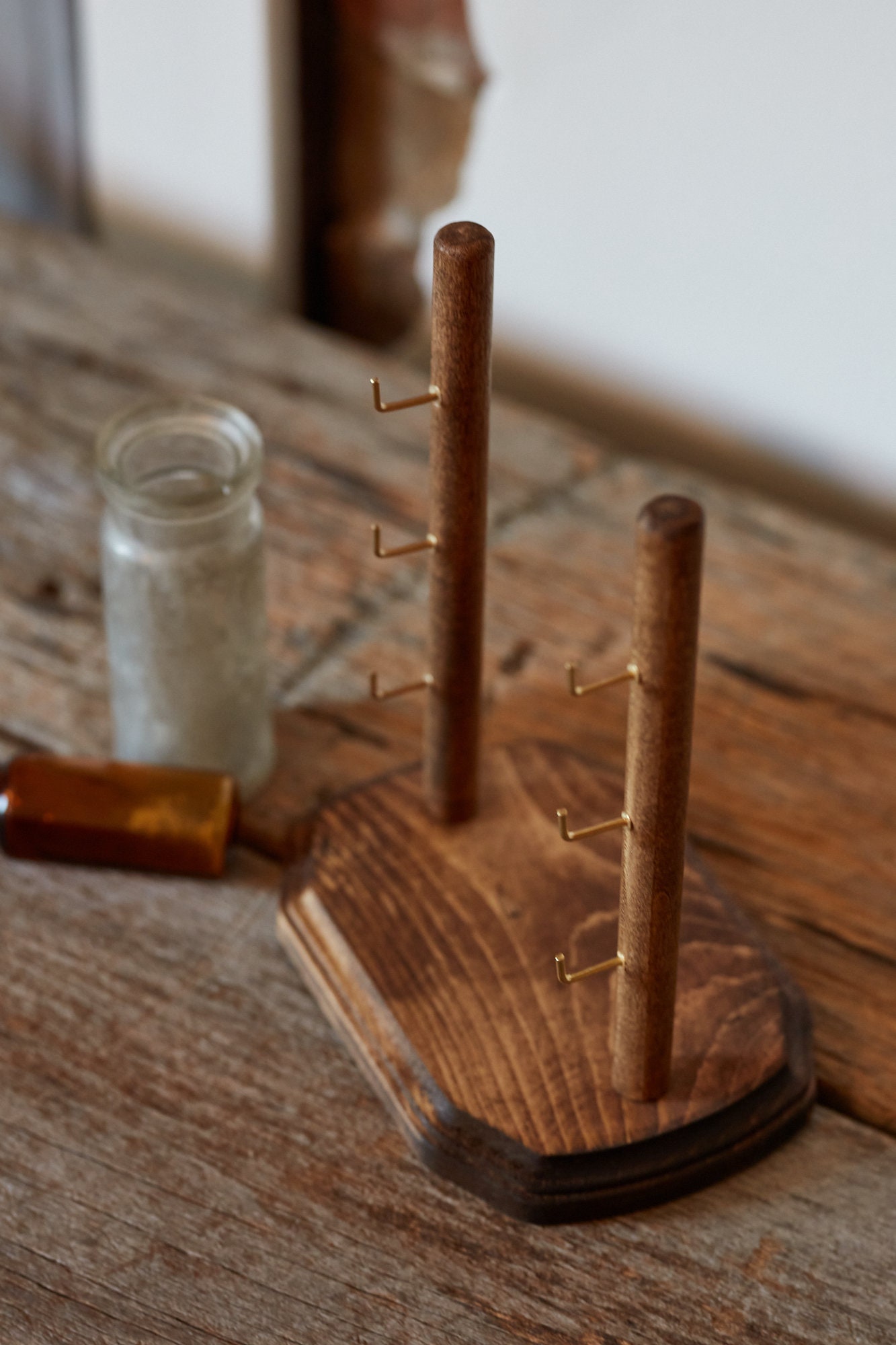 Wand Stand Handmade Wood Wand Stand Wizard Wand Stand - Etsy