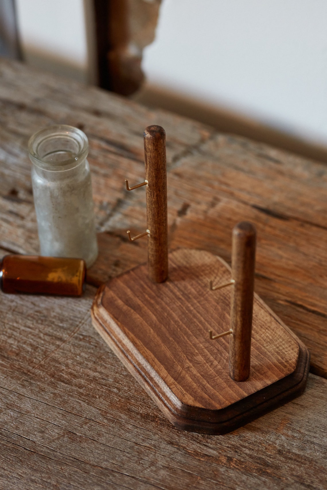 Wand Stand Handmade Wood Wand Stand Wizard Wand Stand - Etsy