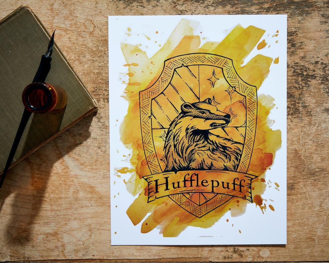 Wizard Artwork | House Crest | Magical Art Print | Wizard Print ...