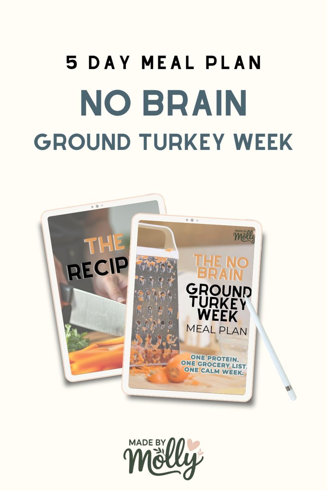 Ground Turkey Meal Plan | 5 Easy Family Dinners (printable PDF) - Etsy