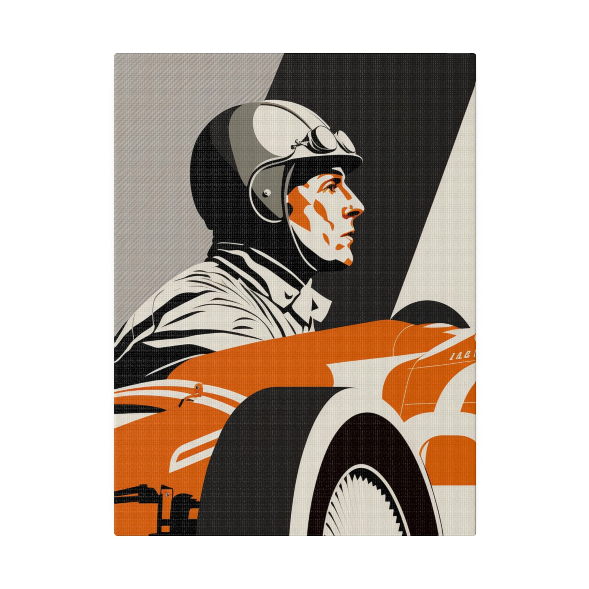 Art Deco Vintage Race Car Driver Print 4: High-octane Style, Nostalgia ...