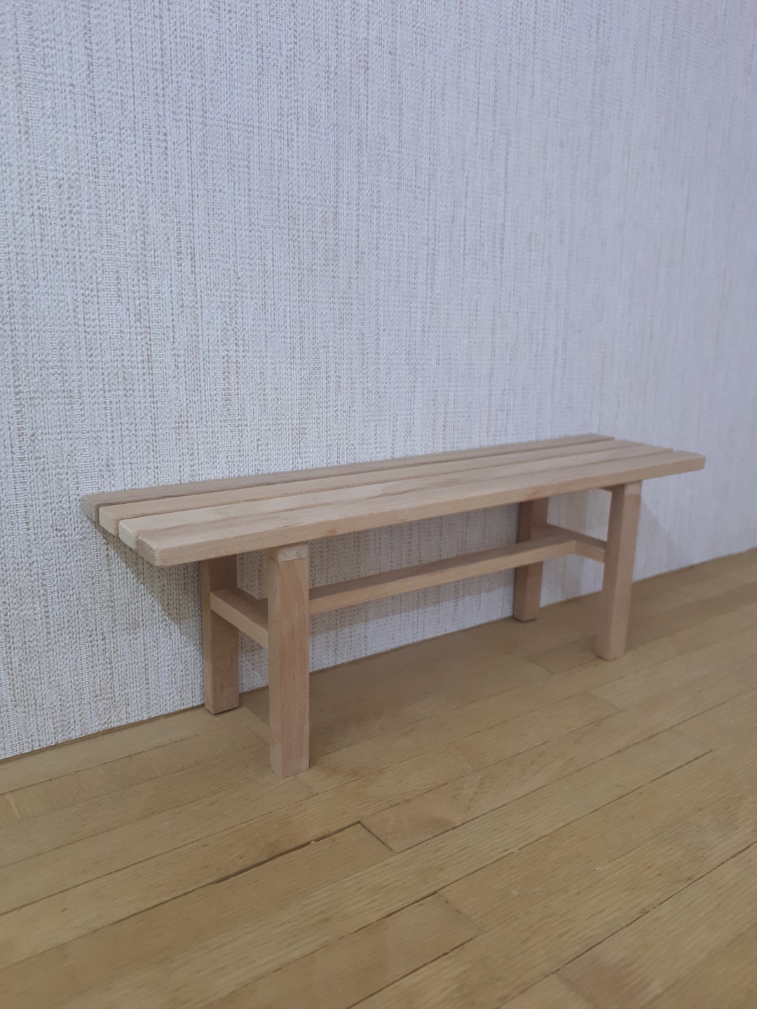 Bench for Doll Room/ Miniature Furniture/ Scale 1/6 - Etsy