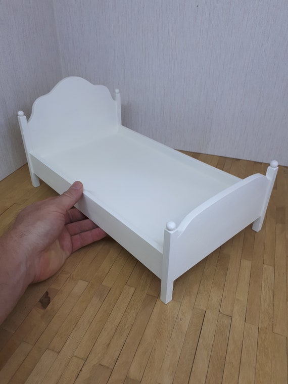 Bed for 12 Inch Doll / 1:6 Scale Bed/ Modern Bed - Etsy
