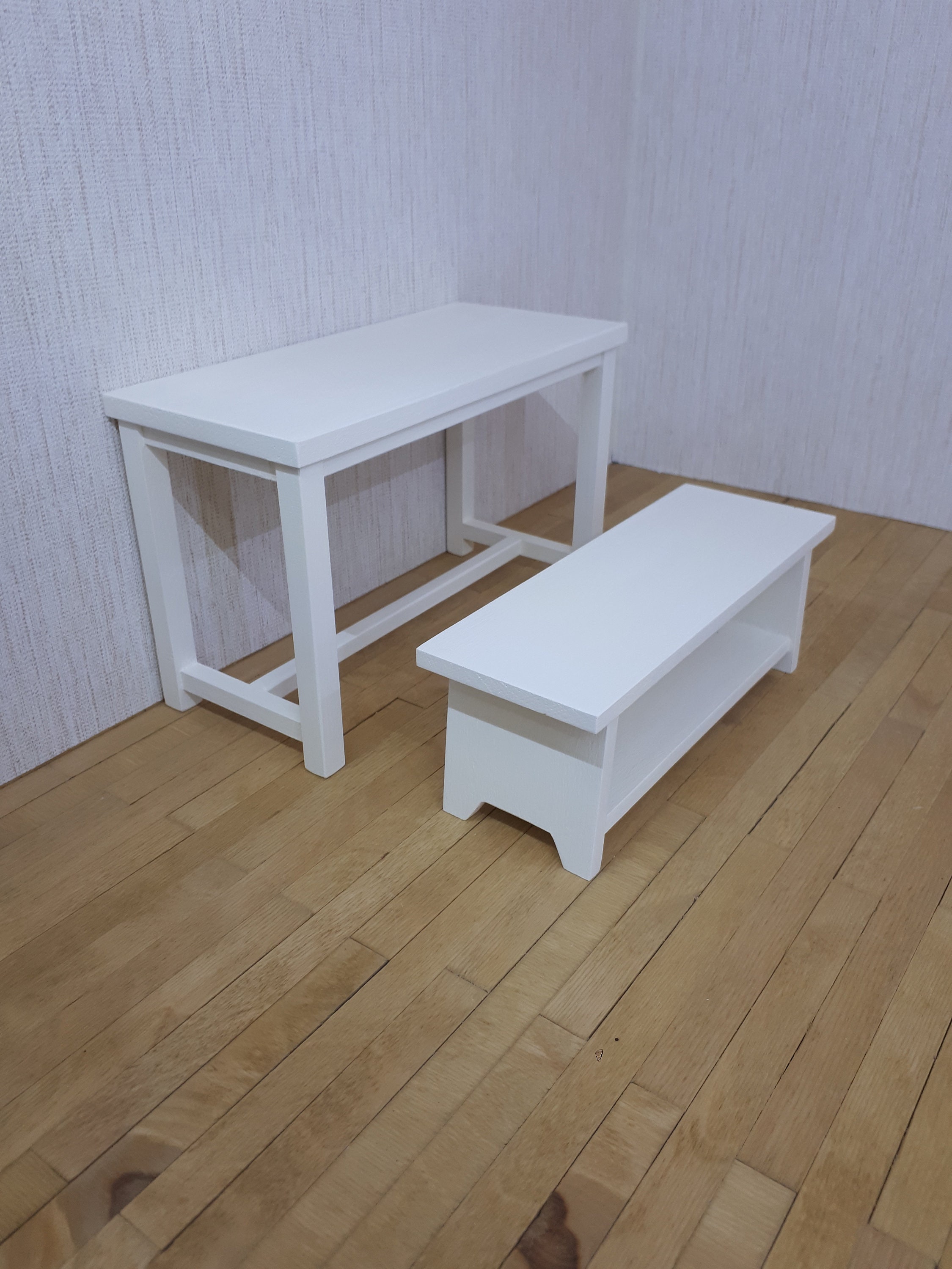Doll Bench Wooden Benchscale 1/6 - Etsy