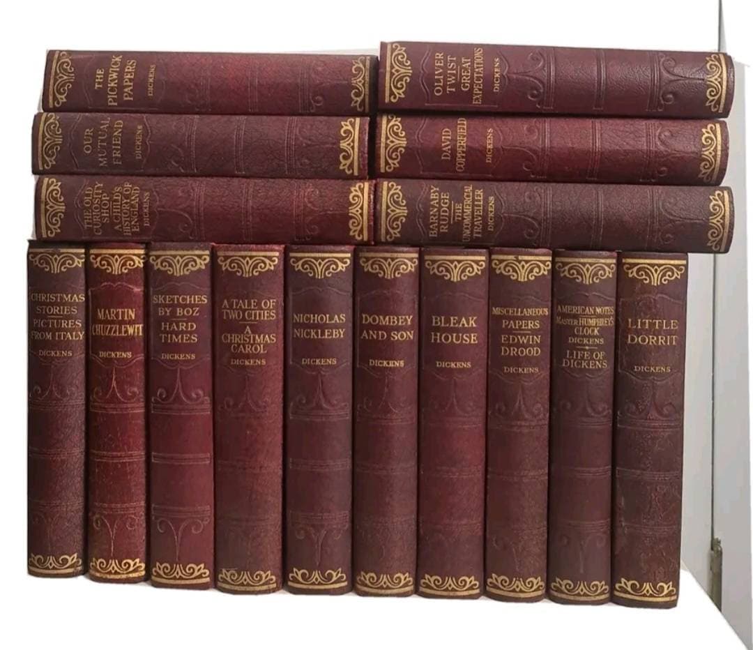 Vintage Antique 1930s Hazell Watson and Viney Charles Dickens Books X ...