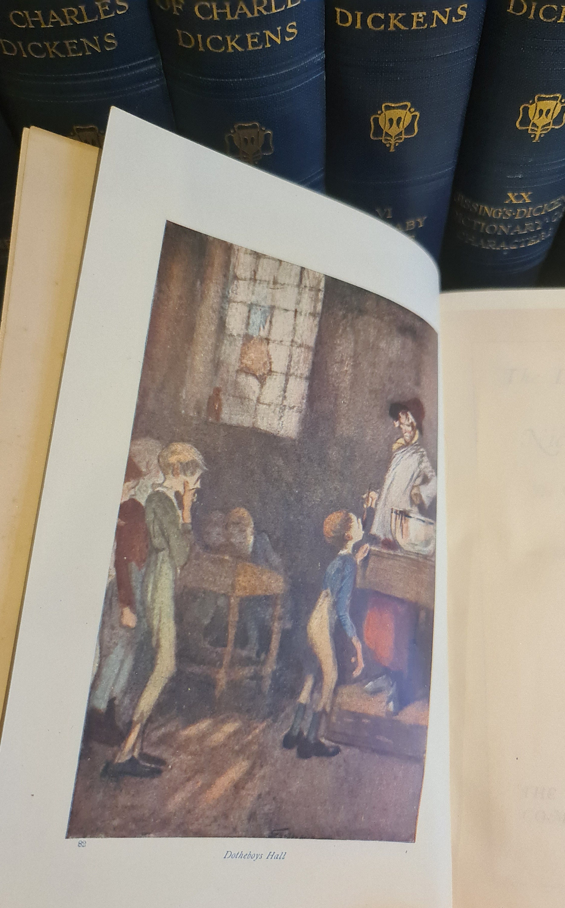 Vintage Antique Circa 1912 the Complete Works of Charles Dickens Books ...