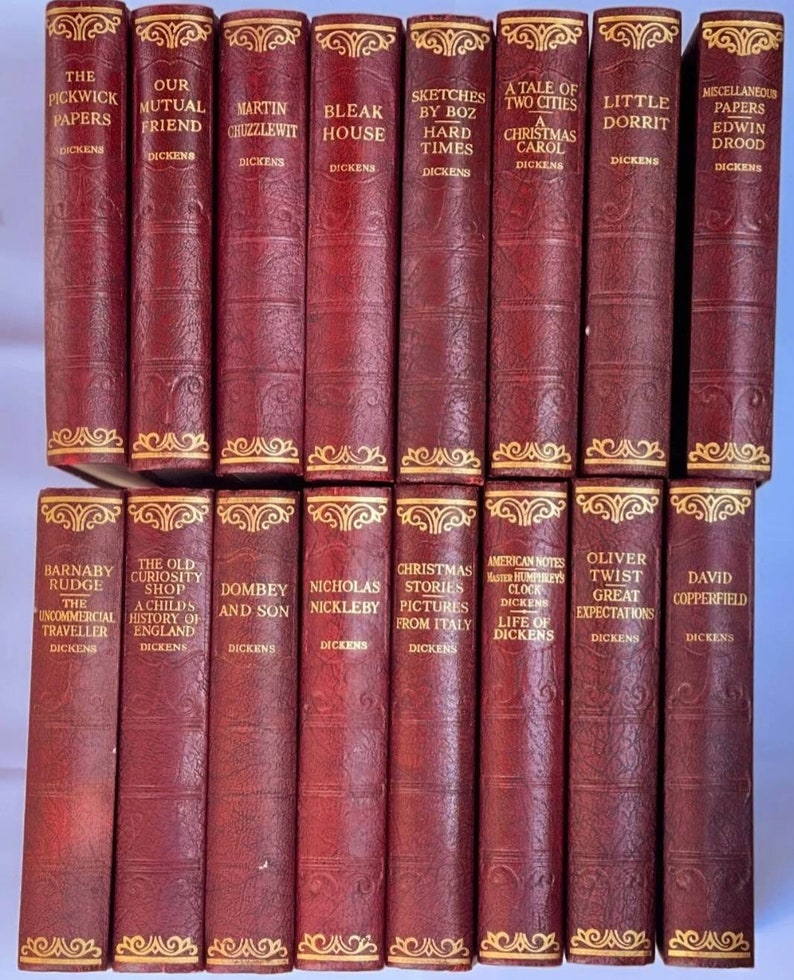 Vintage Antique 1930s Hazell Watson and Viney Charles Dickens - Etsy UK