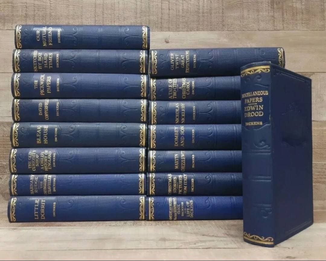 Vintage Antique 1930s Hazell Watson and Viney Charles Dickens Books X ...