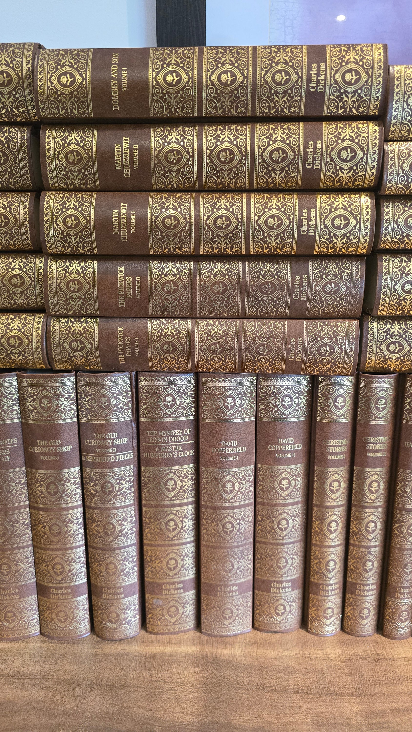 Rare Full Set of Charles Dickens Hardback Chapman & Hall GE Fabbri Ltd ...