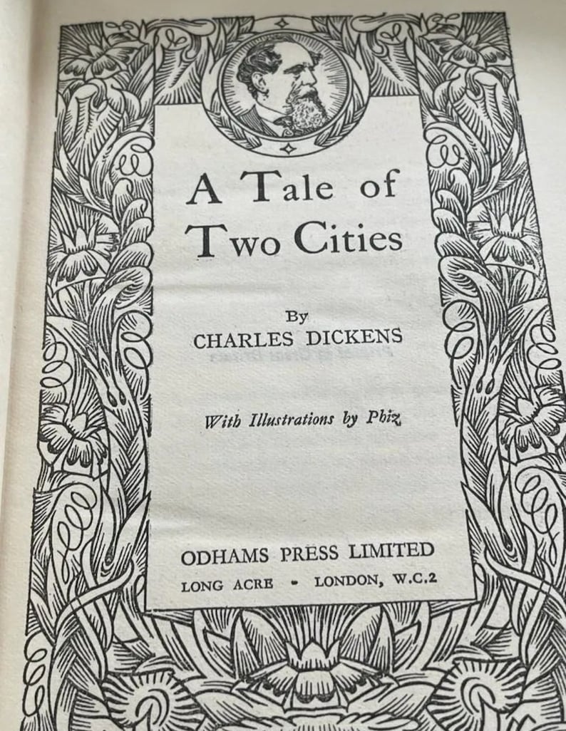 Vintage Antique 1930s Odhams Press Charles Dickens Books X 16 ...