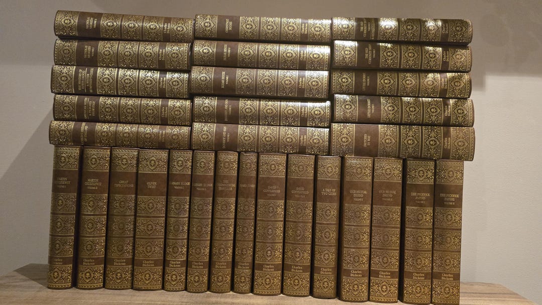 Mint Never Read Rare 30 Book Set Charles Dickens Chapman & Hall GE ...