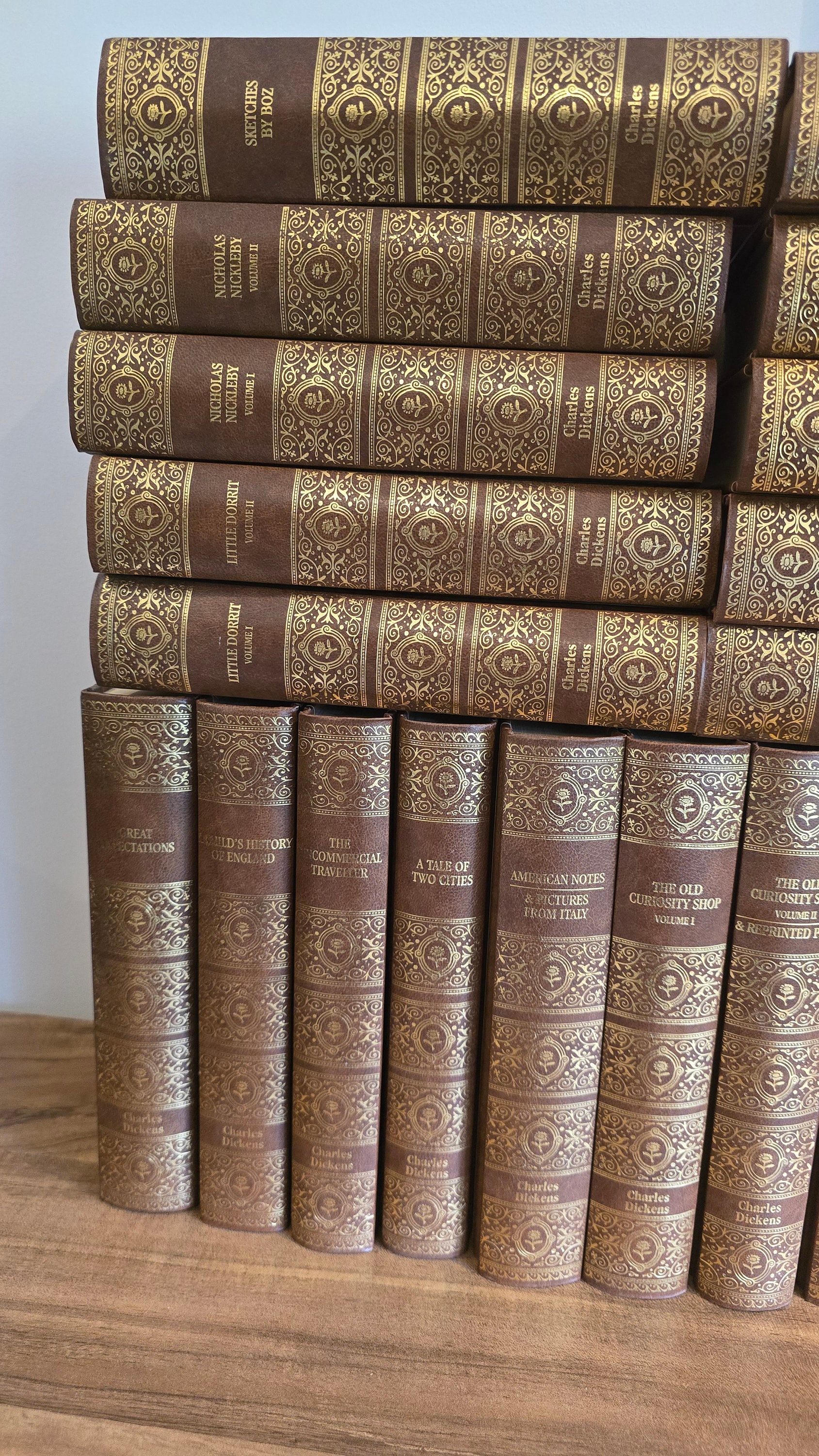 Rare Full Set of Charles Dickens Hardback Chapman & Hall GE Fabbri Ltd ...
