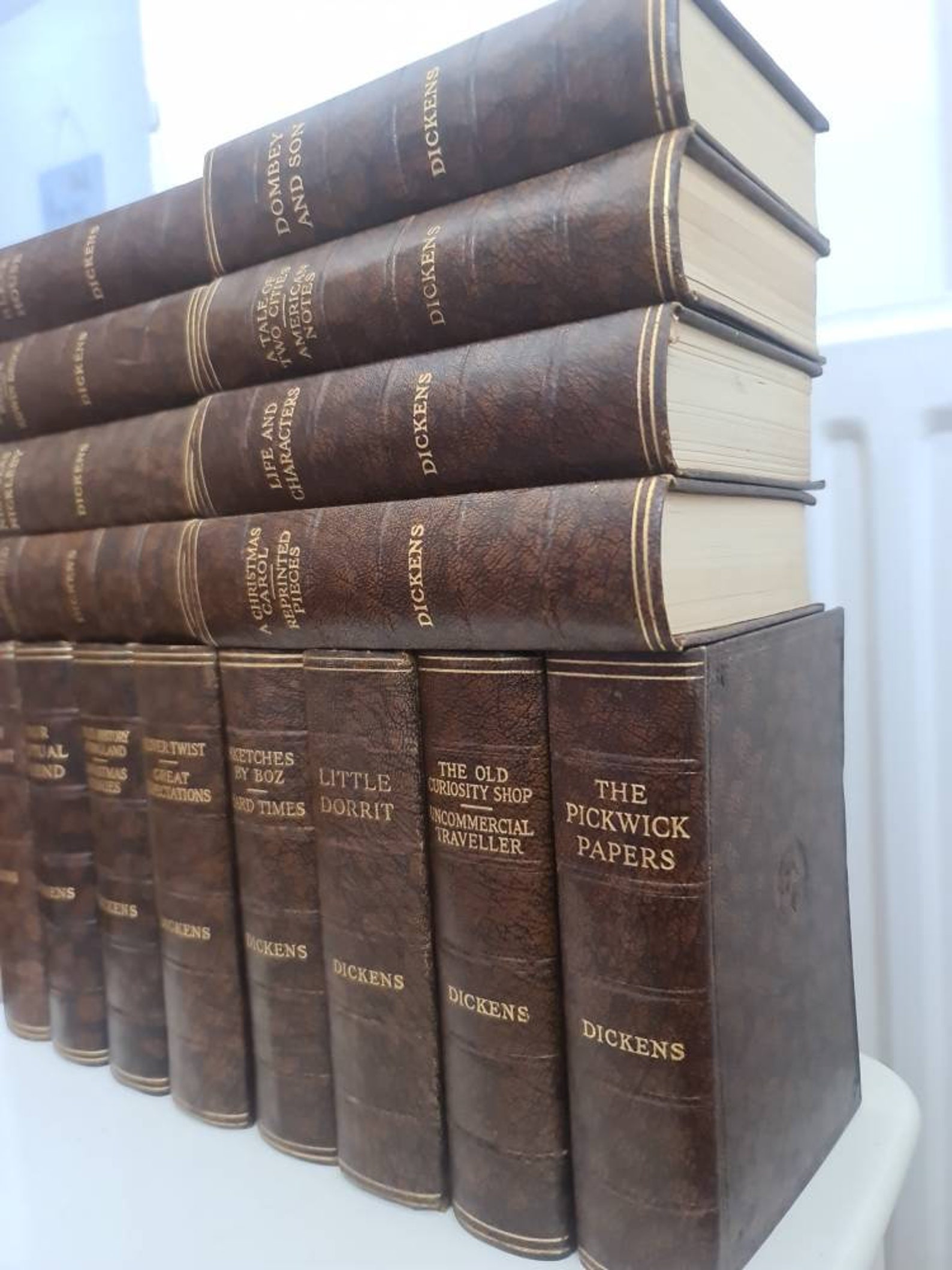 Vintage Antique 1930s Odhams Press Charles Dickens Books X 16 ...
