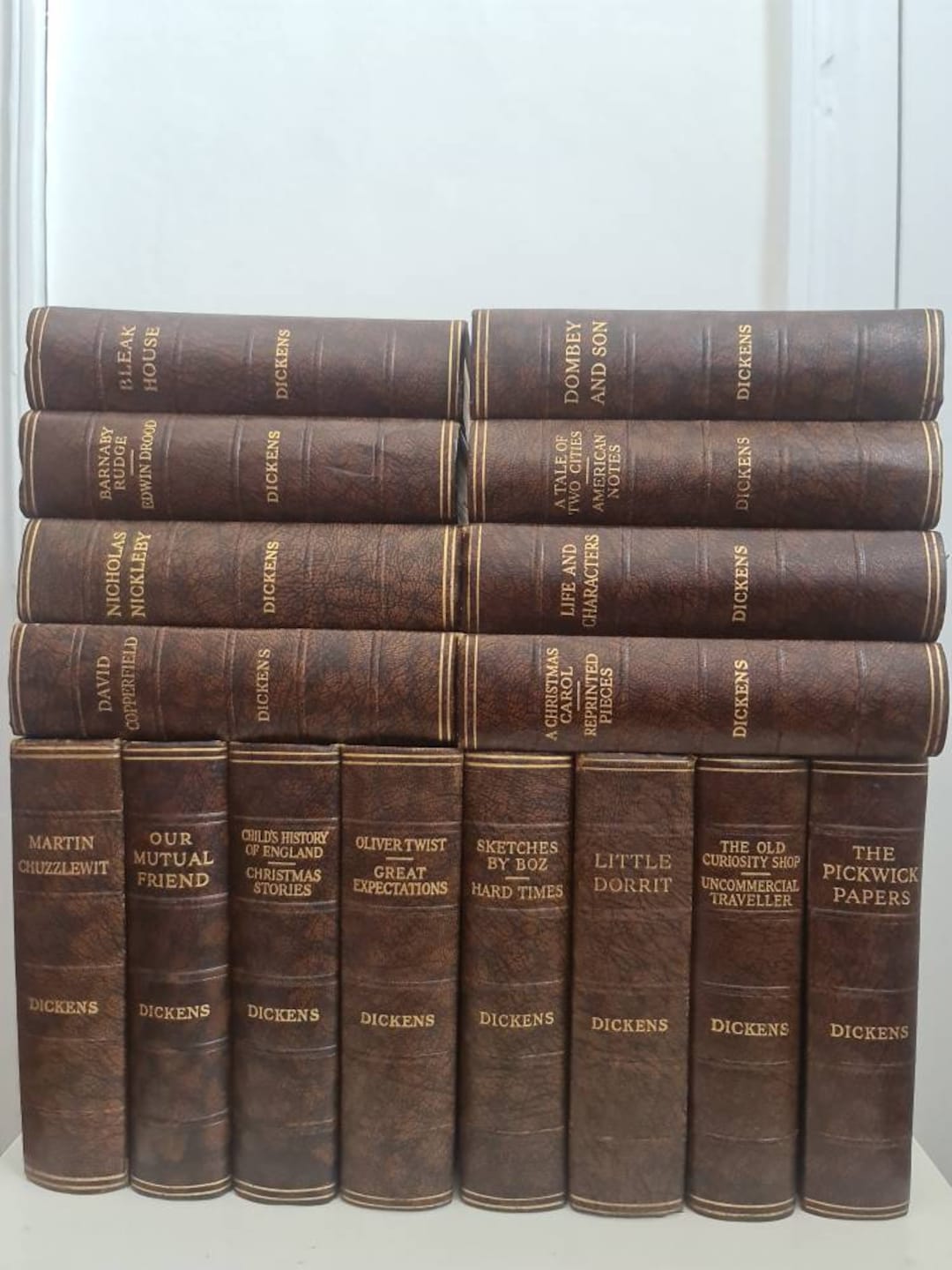Vintage Antique 1930s Odhams Press Charles Dickens Books X 16 ...