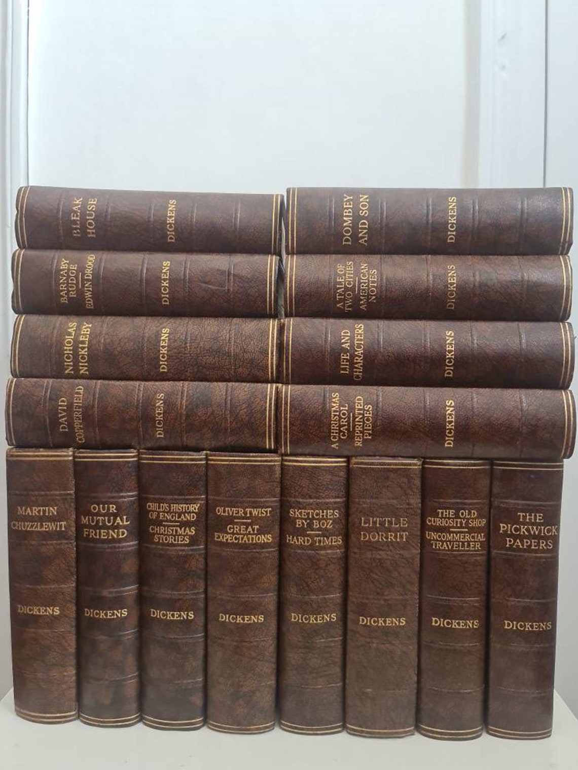 Vintage Antique 1930s Odhams Press Charles Dickens Books X 16 ...