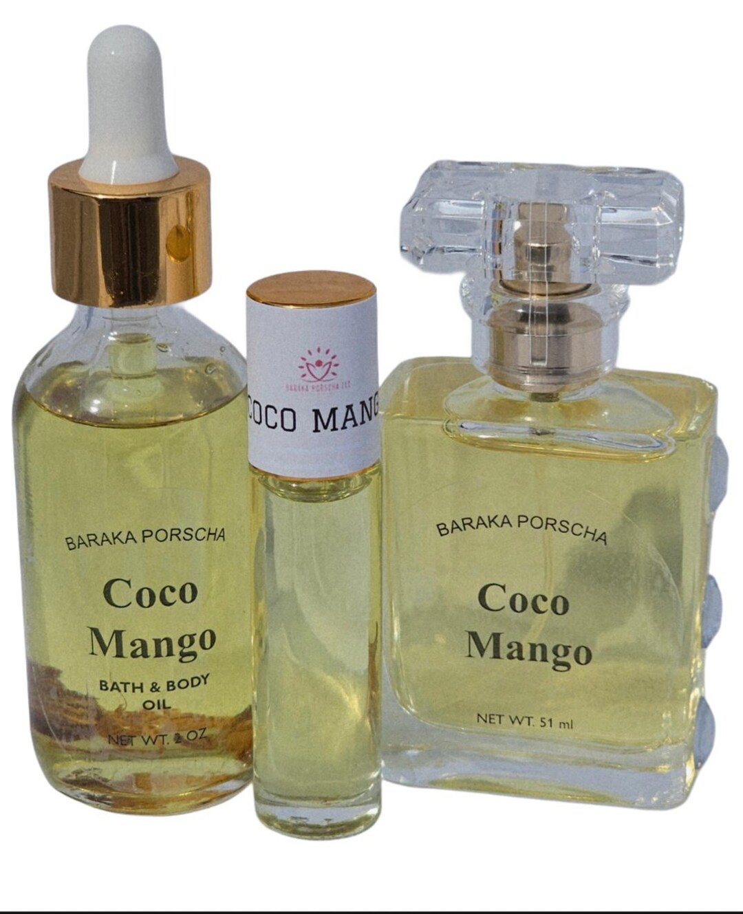 Coco Mango Oil Perfume Gift Set - Etsy