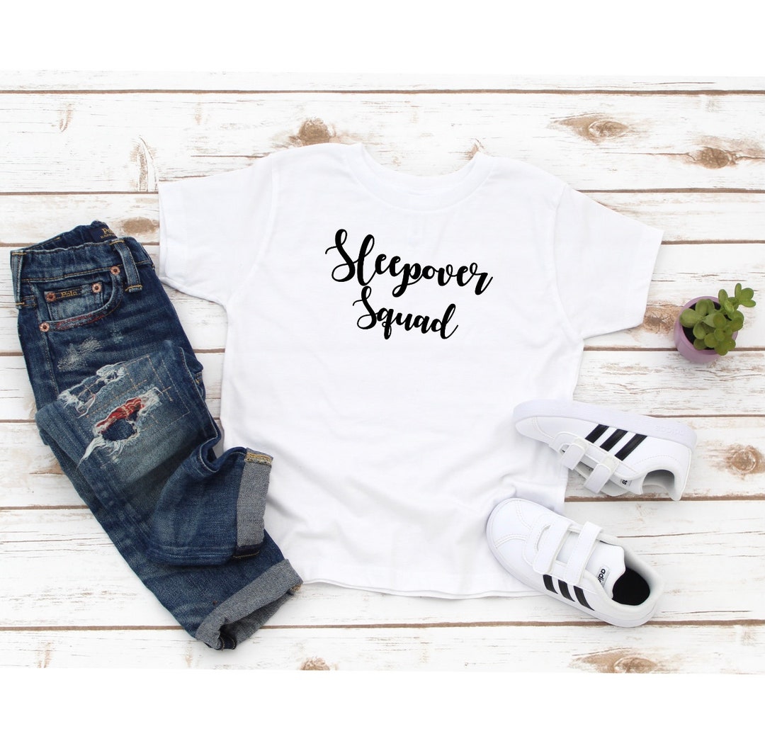 Sleepover Squad T Shirt, Sleepover T Shirt - Etsy UK