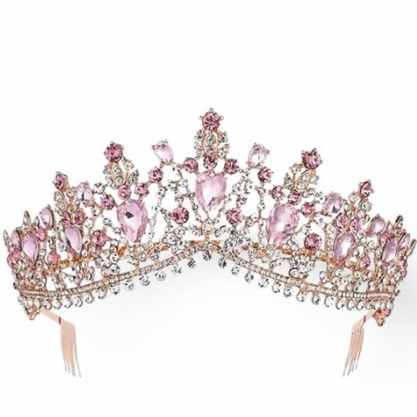 Pink Tiara - Etsy