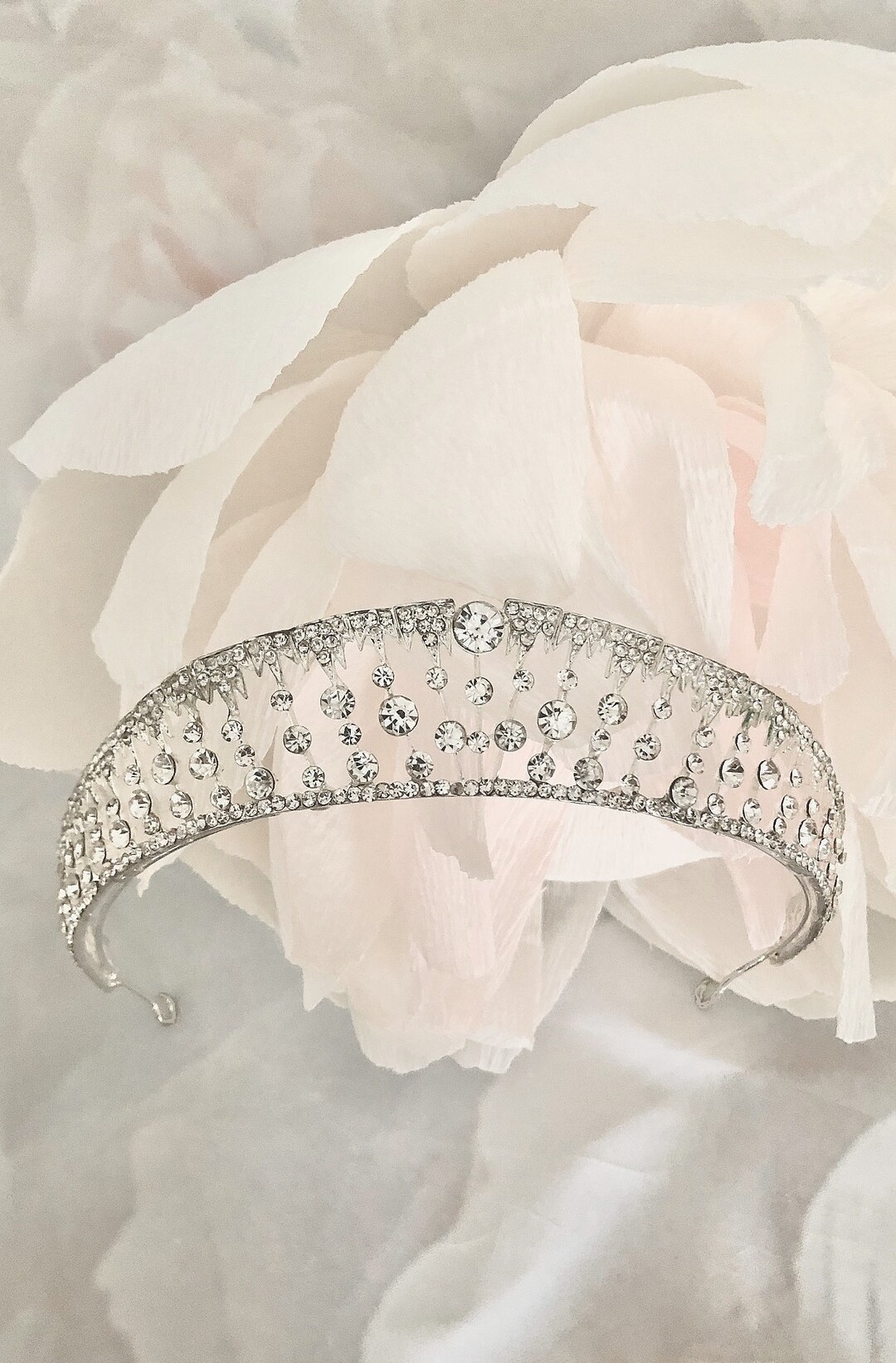 Tiaras Bridal Crowns Princess Ice Winter Headpieces Wedding Hairpieces ...