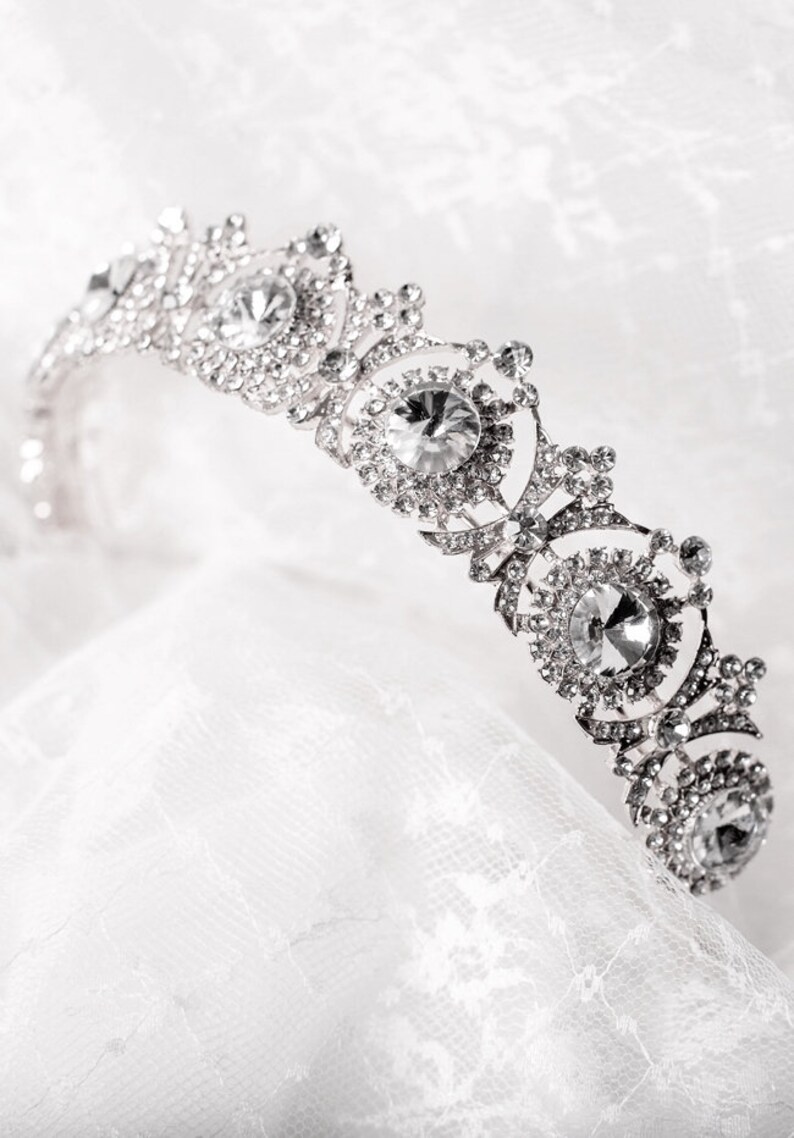 Bridgerton Tiara Bridal Crown Sweet Sixteen Wedding Halo - Etsy