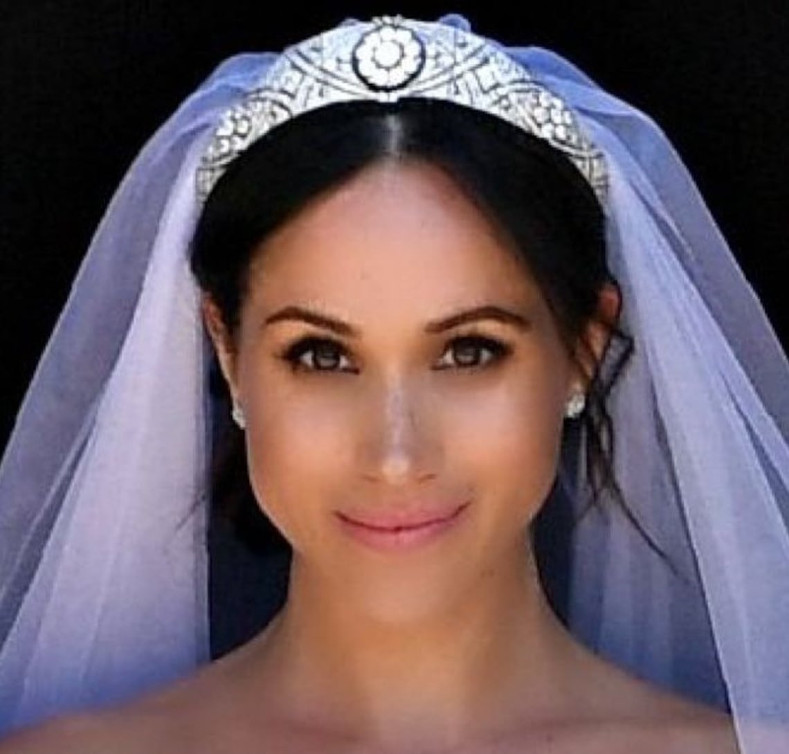 Meghan Markle Duchess of Sussex Princess Wedding Tiara | Etsy Meghan Markle Duchess of Sussex Princess Wedding Tiara | Etsy