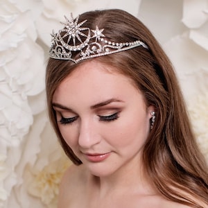 Stars Moon Sun Tiaras Goddess Celestial Headbands Star | Etsy