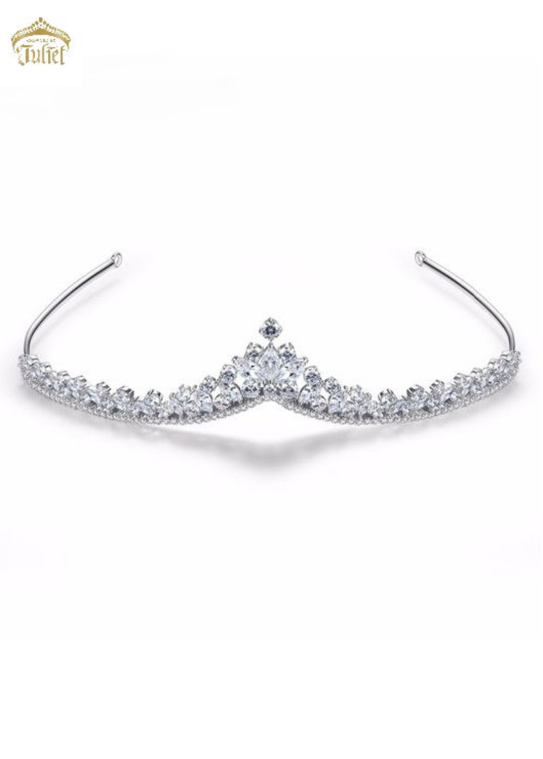 Swarovski Tiara, Forehead Accessories, Small Bridal Crown, Wedding ...