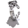 Doberman Ring, Sterling Doberman, Doberman Hug Ring, Doberman ...