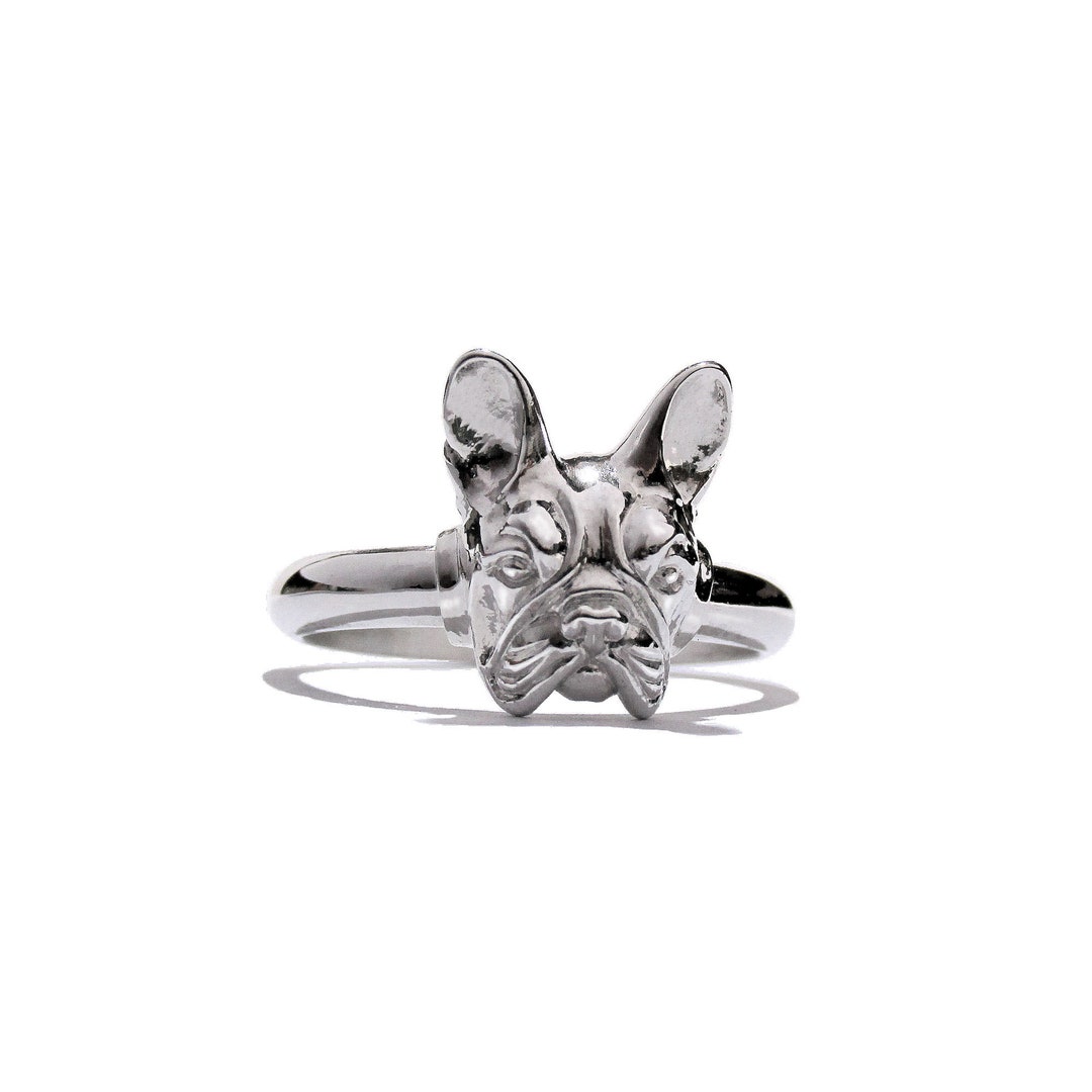 Bulldog Francés Ring 925 Silver Elegant Frenchie Ring Alliance Bulldog ...