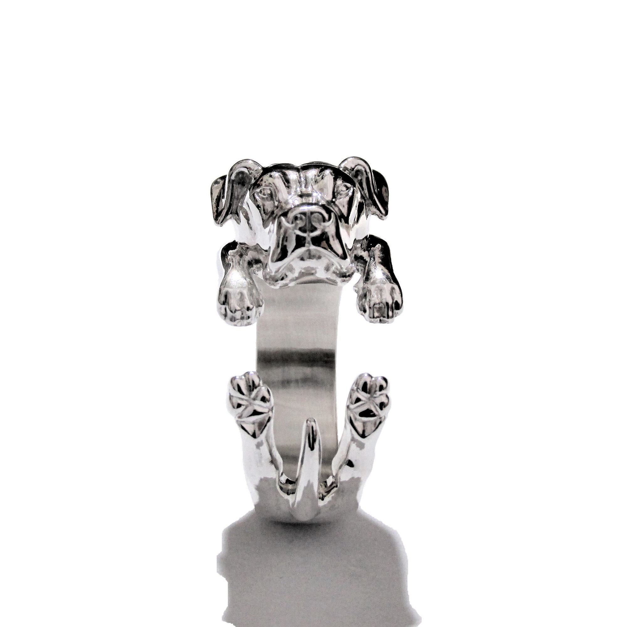 Pitbull Ring Pit Bull Ring 925 Silver Pitbull Ring Pitbull - Etsy