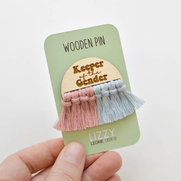 Gender Reveal Pins Etsy
