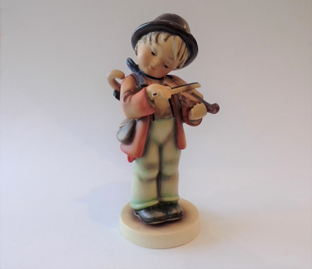 Vintage Hand-painted Hummel Model 2/1 ‘little Fiddler’ With Incised ...